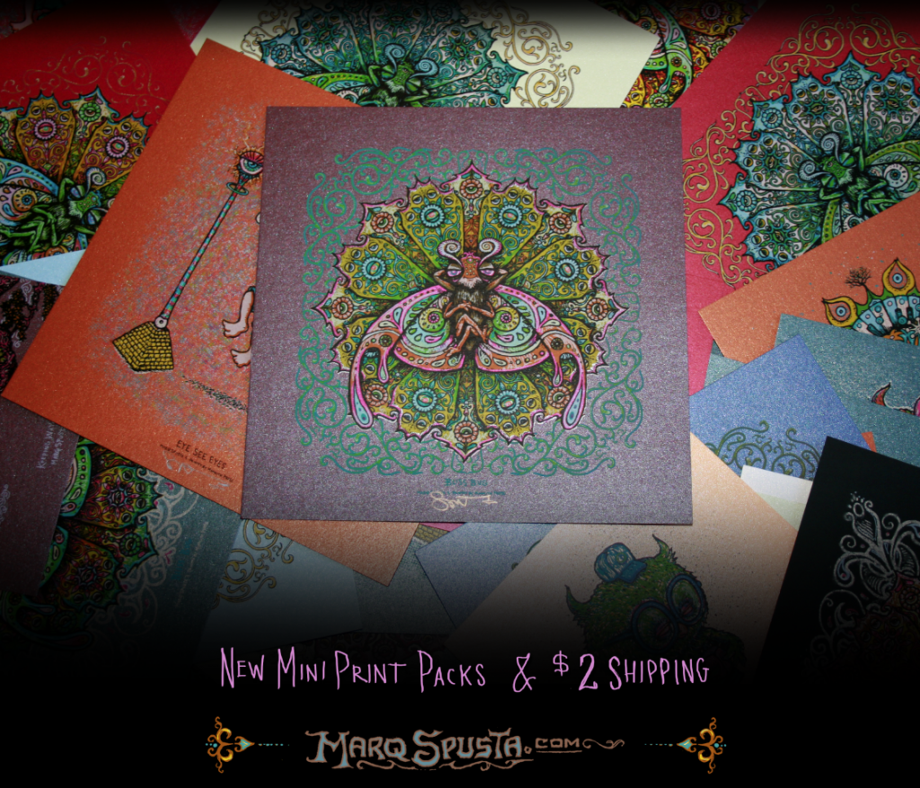 New Mini Print Packs and $2 Shipping in the USA! | Marq Spusta